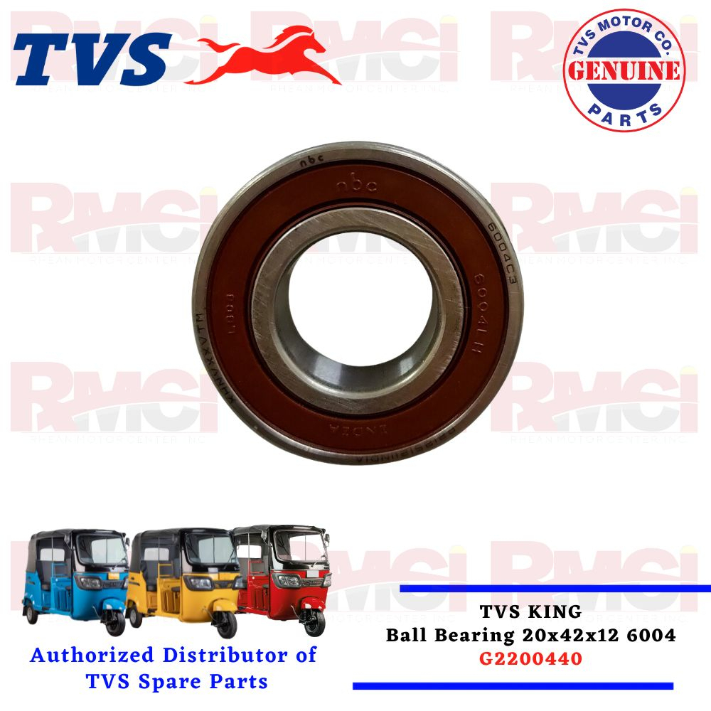 TVS King Deluxe Ball Bearing 20x42x12 6004 G2200440 | Shopee Philippines