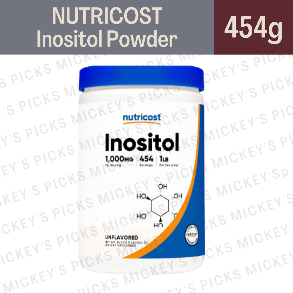 Nutricost Inositol Powder 1LB (454 Grams) - Gluten Free, Non-GMO ...