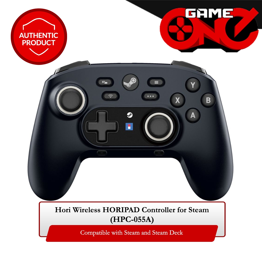 Hori Wireless HORIPAD Controller for Steam (HPC-055A) - Black | Shopee Philippines