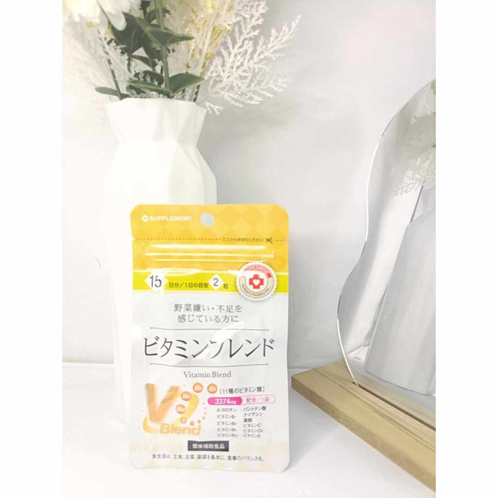 BEAUTY VITAMIN BLEND SUPPLEMENT CONTAINS 11 VITAMINS 3374mg JAPAN ...