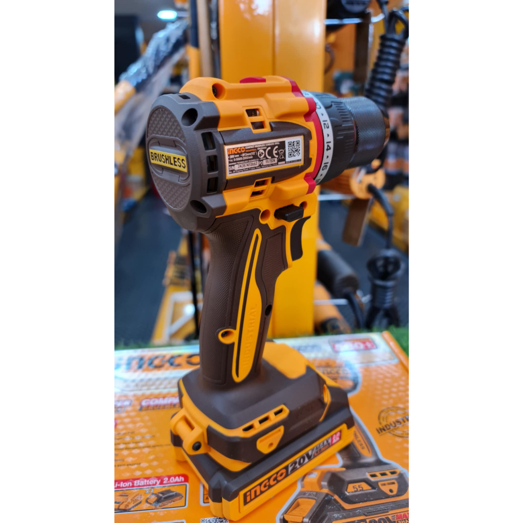 INGCO COMPACT BRUSHLESS CORDLESS DRILL | CDLI205582 | BINAN | ING-CORDLESS | Shopee Philippines