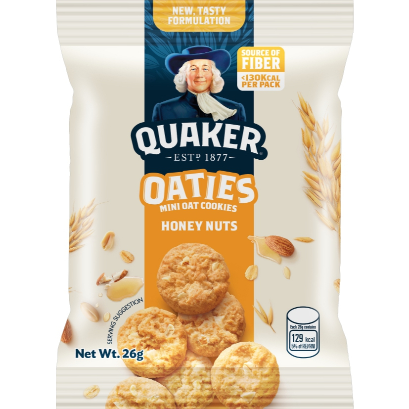 Quaker Oaties Honey Nuts 26g | Shopee Philippines