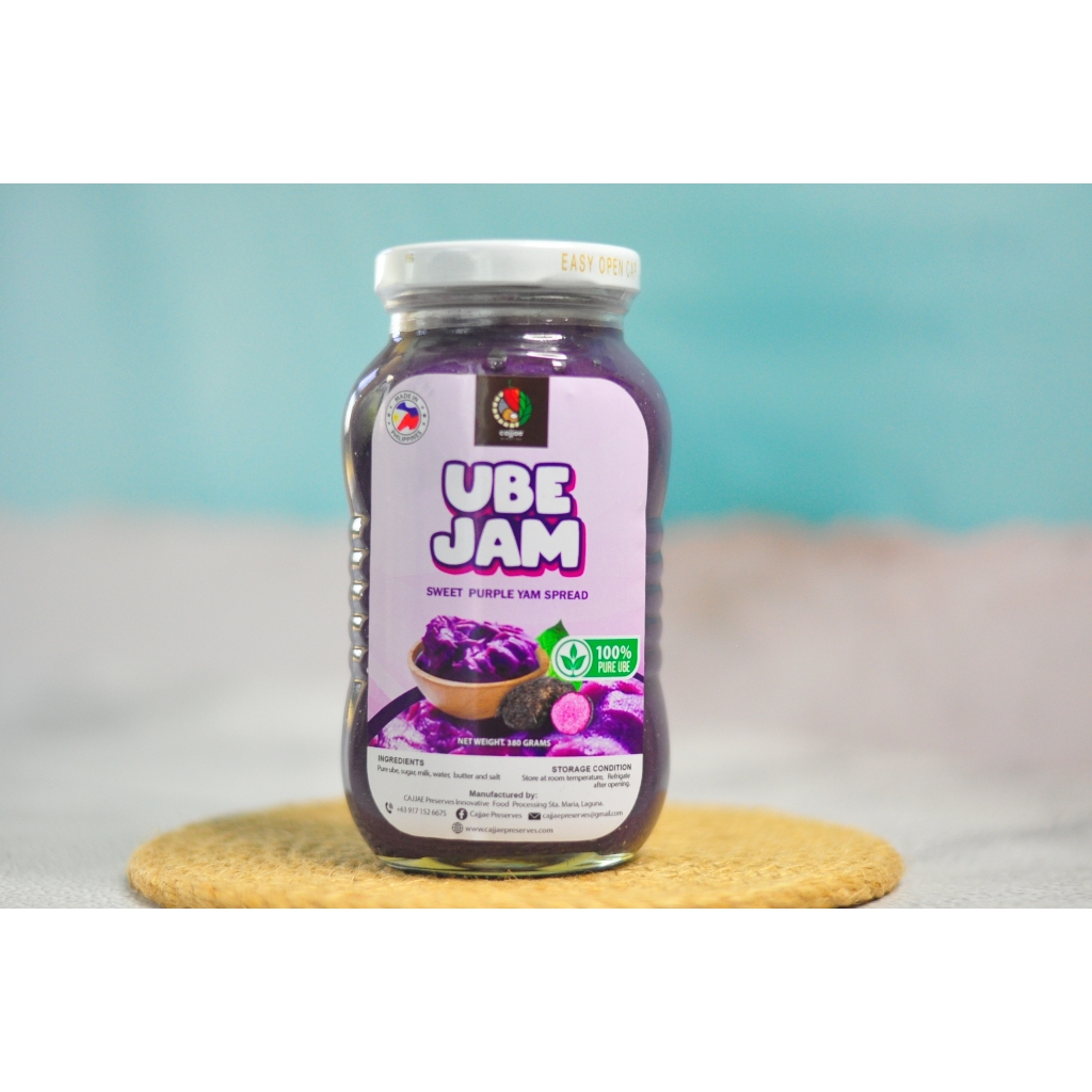 Ube Jam (Sweet Purple Yam Spread) 440 grams by CAJJAE Preserves ...