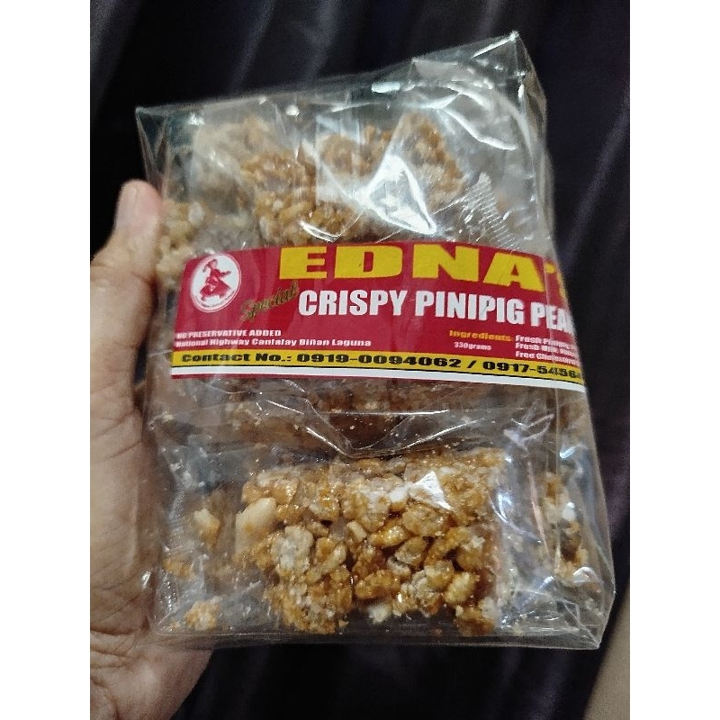 Edna's ampaw pinipig bite size crunchy | Shopee Philippines