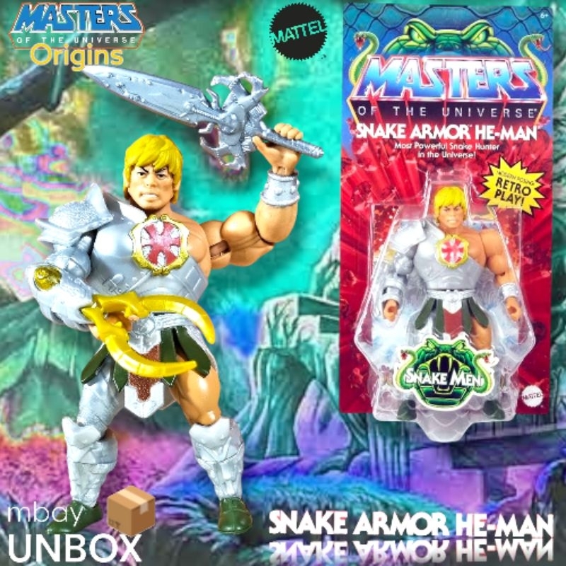 Masters of the Universe Snake Armor He-Man | Shopee Philippines