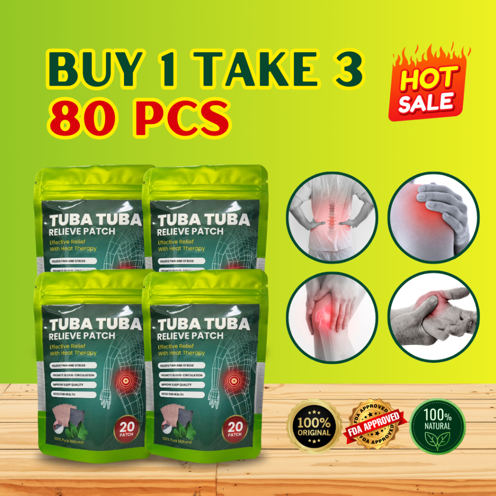 Tuba-Tuba Relief Patch B1T3 sakit healing pain relieve natural remedy ...