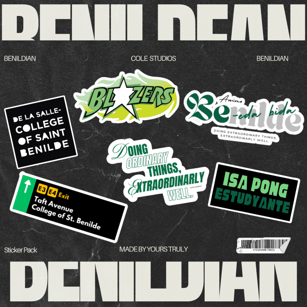 Benilde Matte Sticker Collection | Shopee Philippines