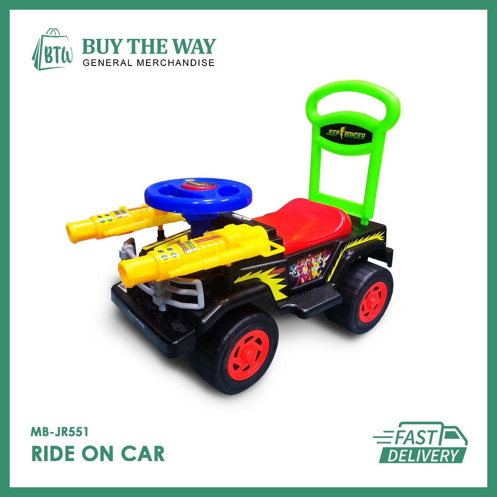 Ride-On Ranger Toy Car for Kids – Sturdy & Fun Push Car with Storage ...