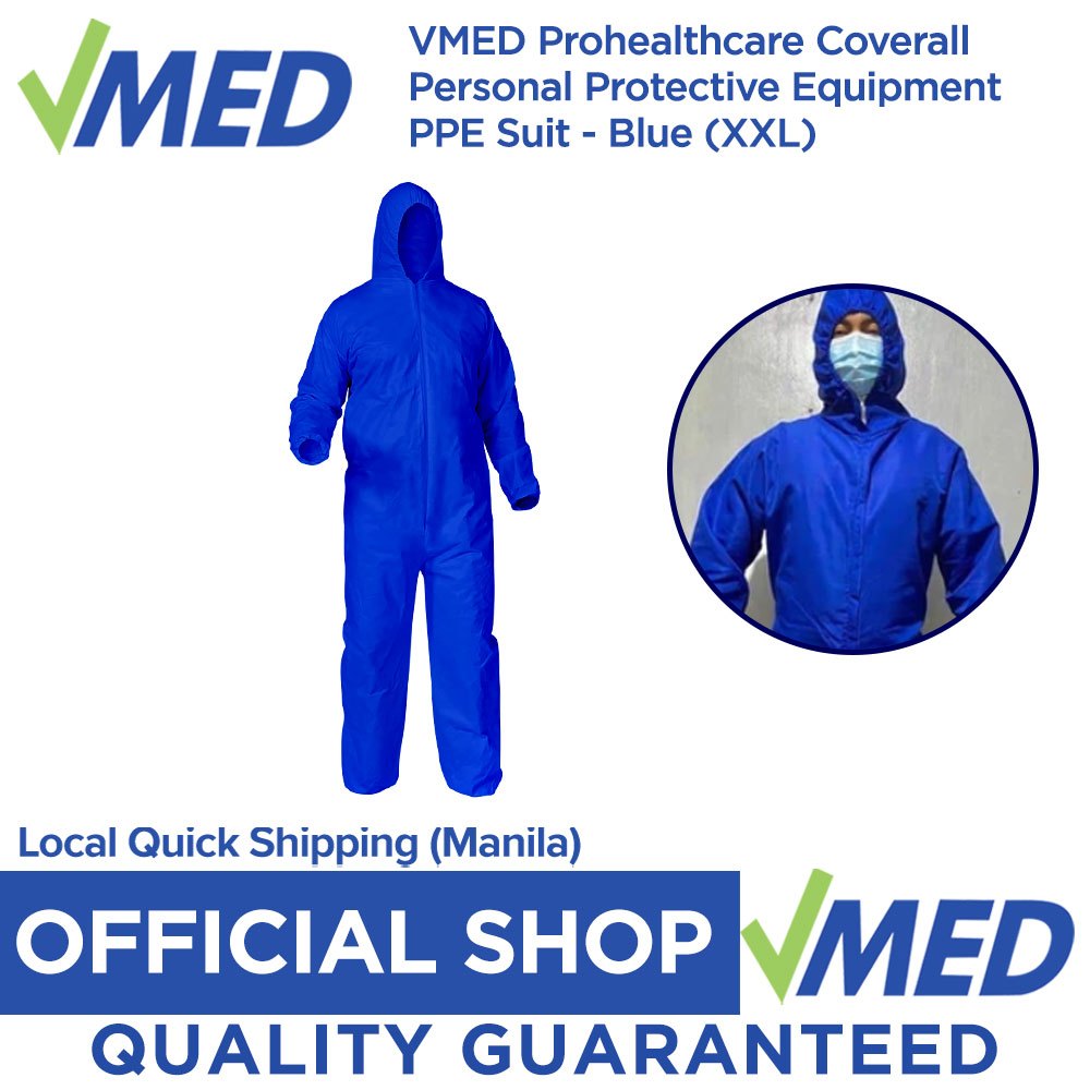 VMED Prohealthcare Coverall Personal Protective Equipment PPE Suit ...