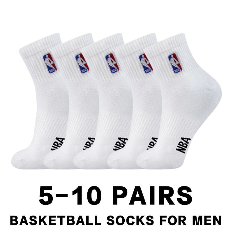 5-10 Pairs socks for men basketball socks sports socks tube medyas ...