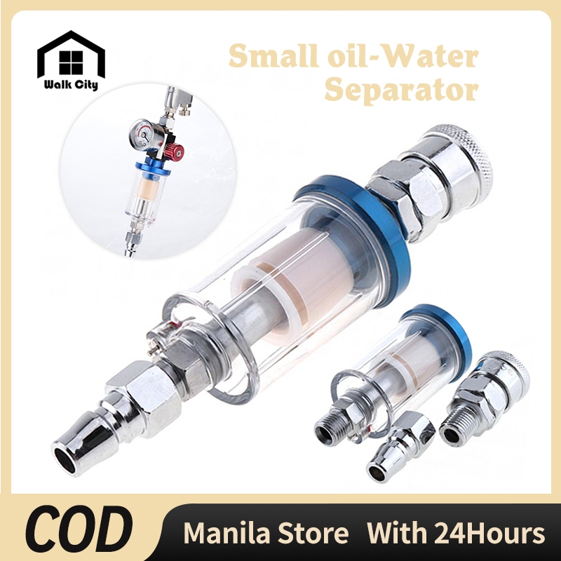 1/4 Inch NPT Inlet Outlet Air Filter Oil And Water Separator Use On ...