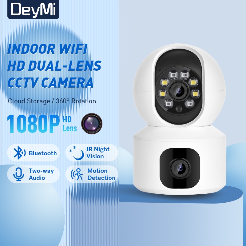 CSEE XM R11 Dual Lens CCTV HD 1080P Wifi Motion Detection Night Vision ...