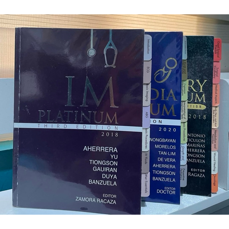 Platinum Book Tabs / Surgery platinum / IM platinum / Pedia platinum ...