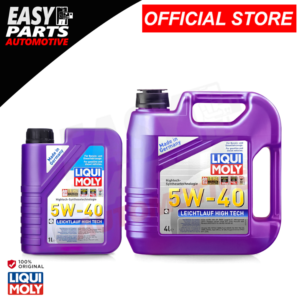 LIQUIMOLY Leichtlauf High Tech ACEA AE/B4, API SP 5W-40 Engine Oil ...