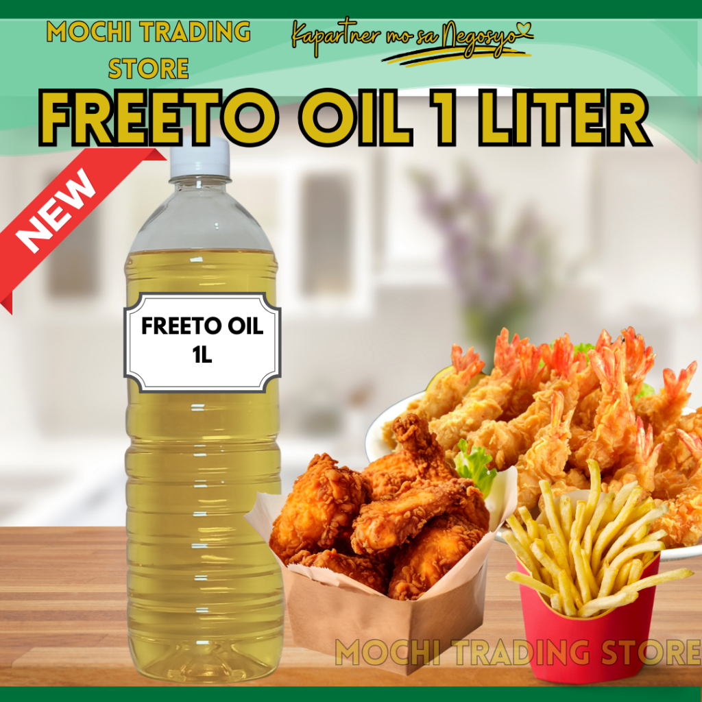Freeto Pure Vegetable Cooking Oil 1L SHP5] | Shopee Philippines