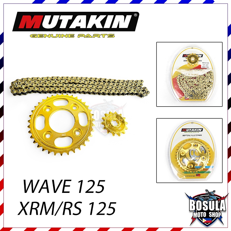 MUTAKIN WAVE 125/WAVE 100/WAVE 110 /XRM 125 /RS 125 Golden Chain ...