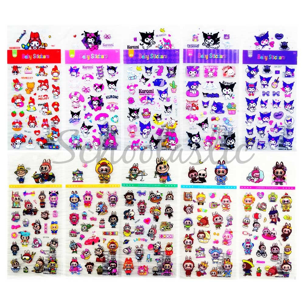 SK/SY Sanrio Labubu Sticker PET Stickers | Shopee Philippines