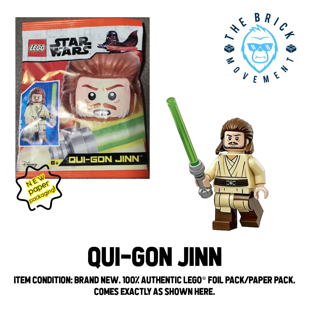 STAR WARS Qui-Gon Jinn Foil / Paper Pack | Shopee Philippines