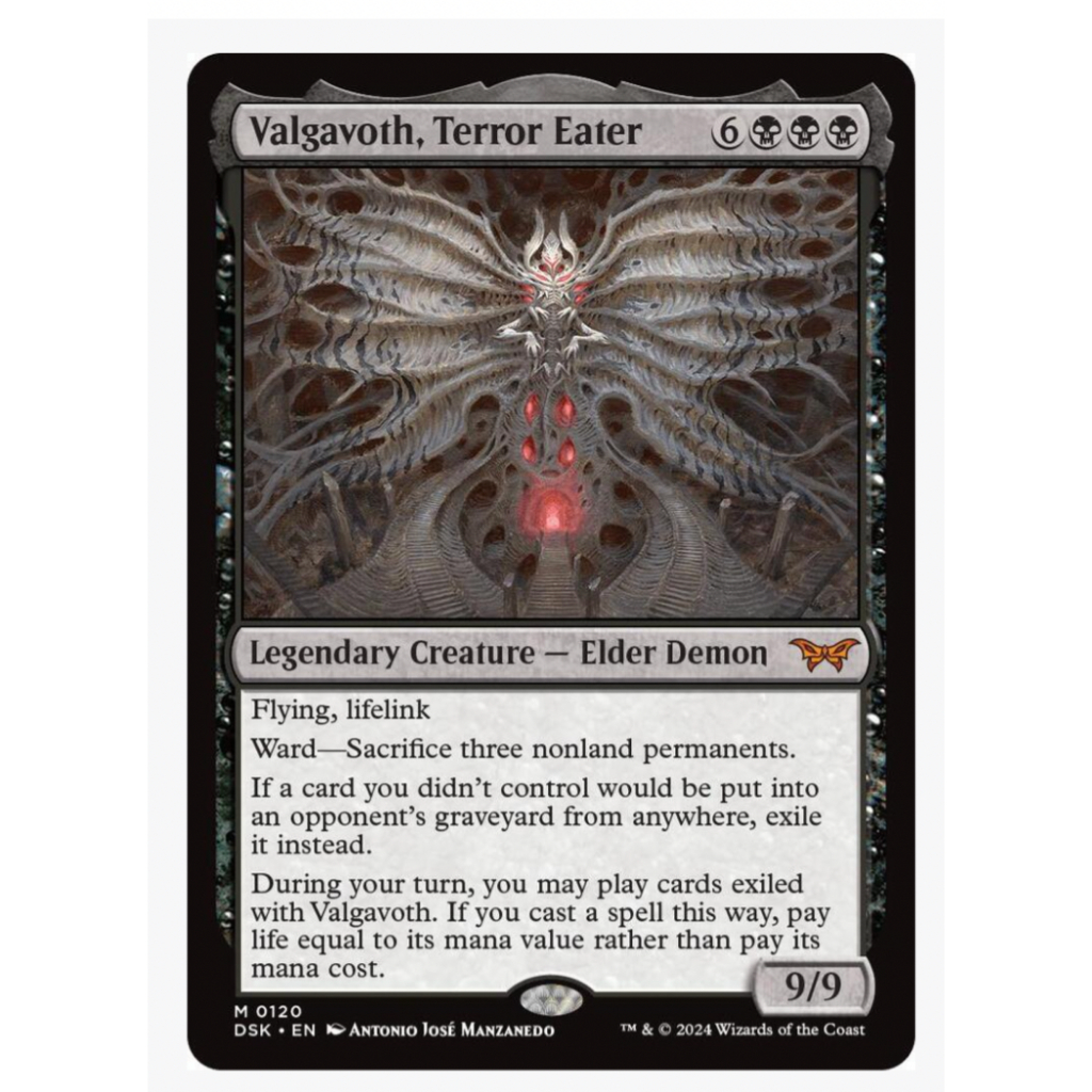 Valgavoth, Terror Eater - Duskmourn: House of Horror (DSK) | Shopee ...
