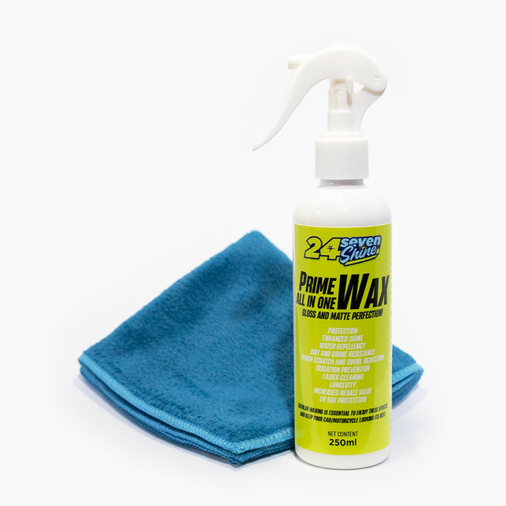 24 Seven Shine - ALL IN ONE PRIME WAX 250ml FREE Microfiber Towel ...