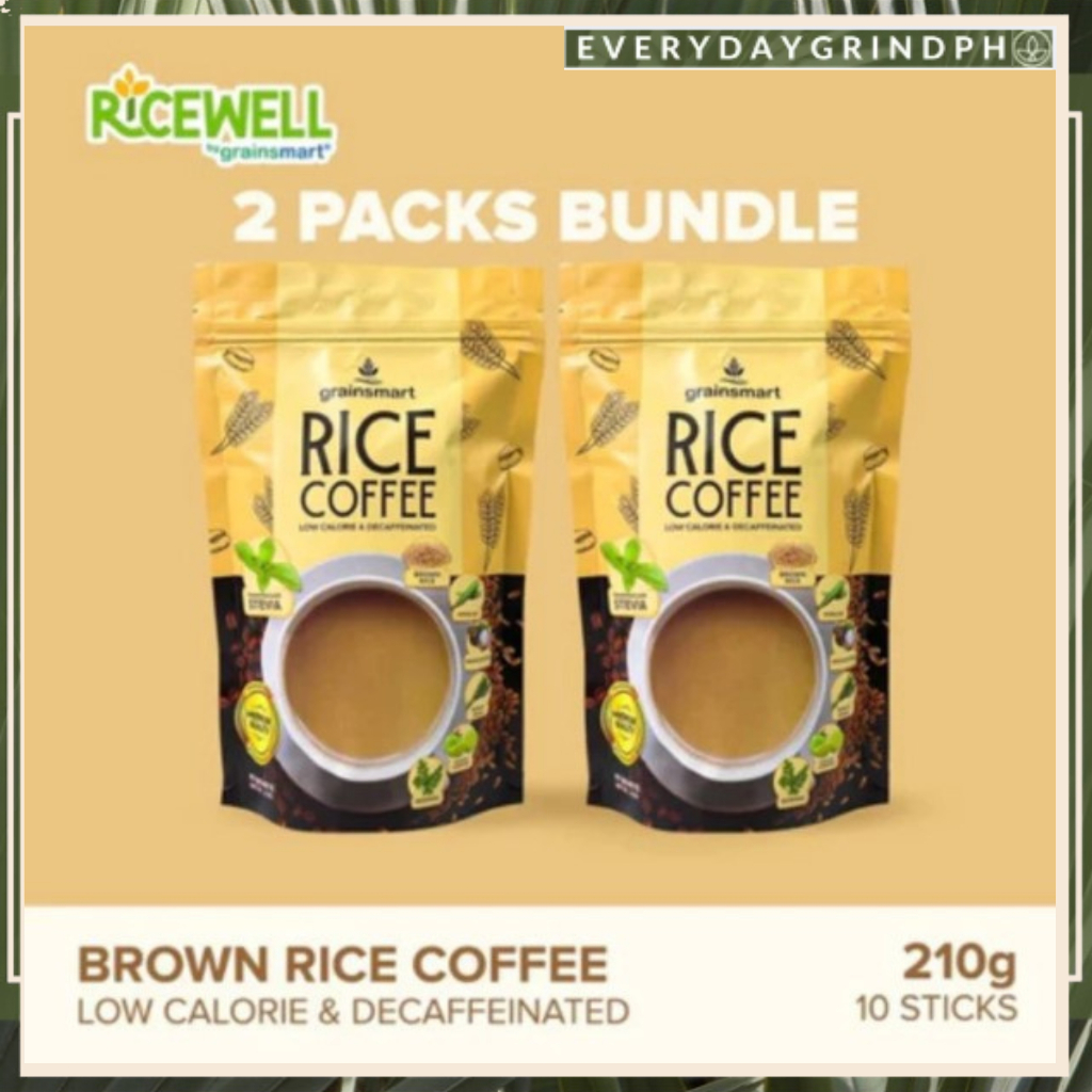 Grainsmart Rice Coffee with Barley, Stevia and many more 210g ( 20 pcs ...