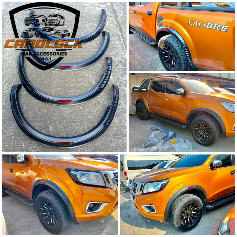 Nissan Navara 2016 - 2025 Fender Flare with Reflector | Shopee Philippines