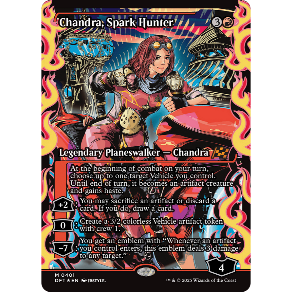 Chandra Spark Hunter dft-401 MTG Magic the Gathering Proxy Playtest ...