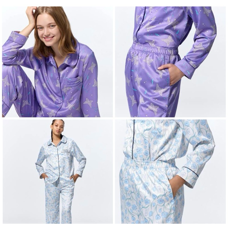 GU Satin Pajamas Long Frieren: Beyond Journey’s End Collab | Shopee ...