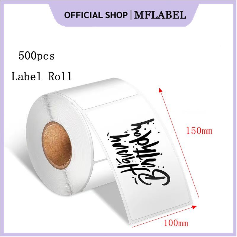 MFLABEL A6 Waybill Sticker / Thermal Sticker/Thermal Paper 100x150mm ...