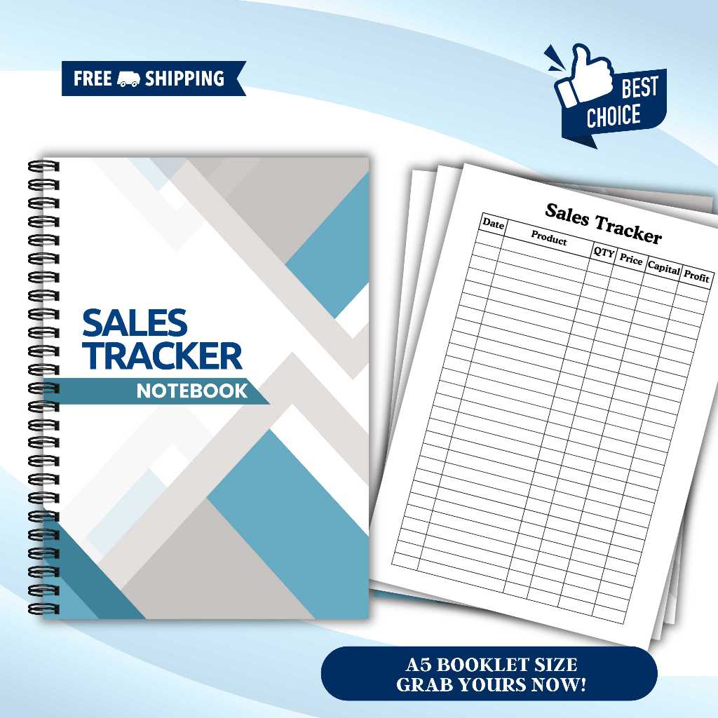 Sales Record Tracker Notebook | Shopee Philippines