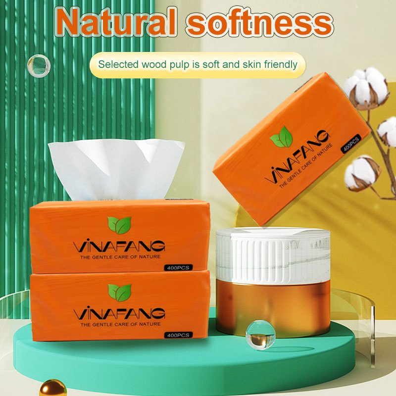 lily life Tree Care 4-Ply Tissue Facial toilet papers Tissue 400 Sheets ...