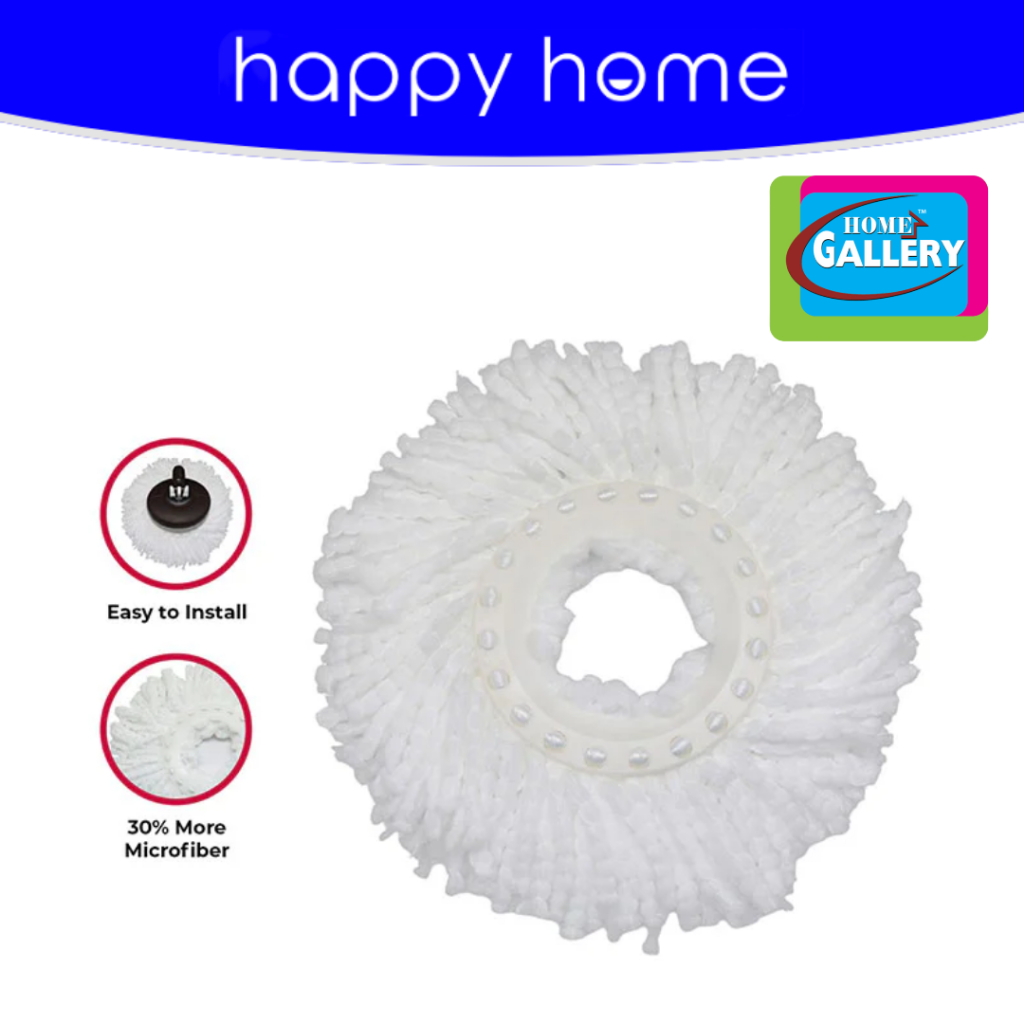 Home Gallery Tornado Mop Microfiber Mophead Refill | Shopee Philippines