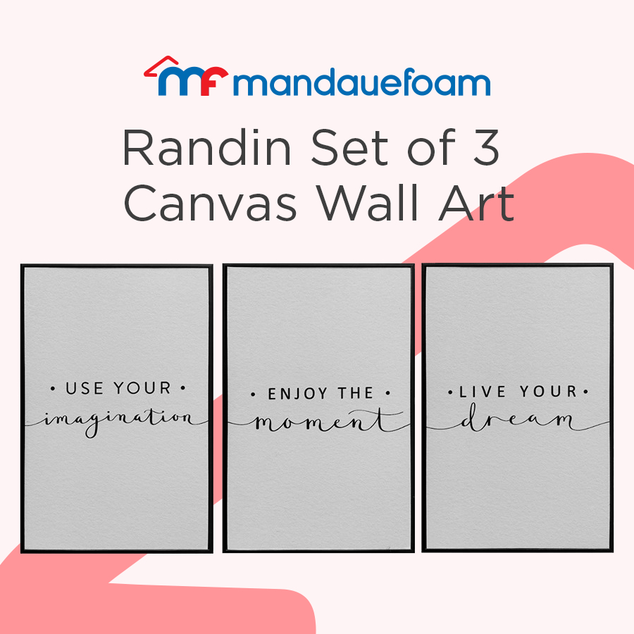 Mandaue Foam Randin Set of 3 Canvas Wall Art 20x30 cm | Shopee Philippines