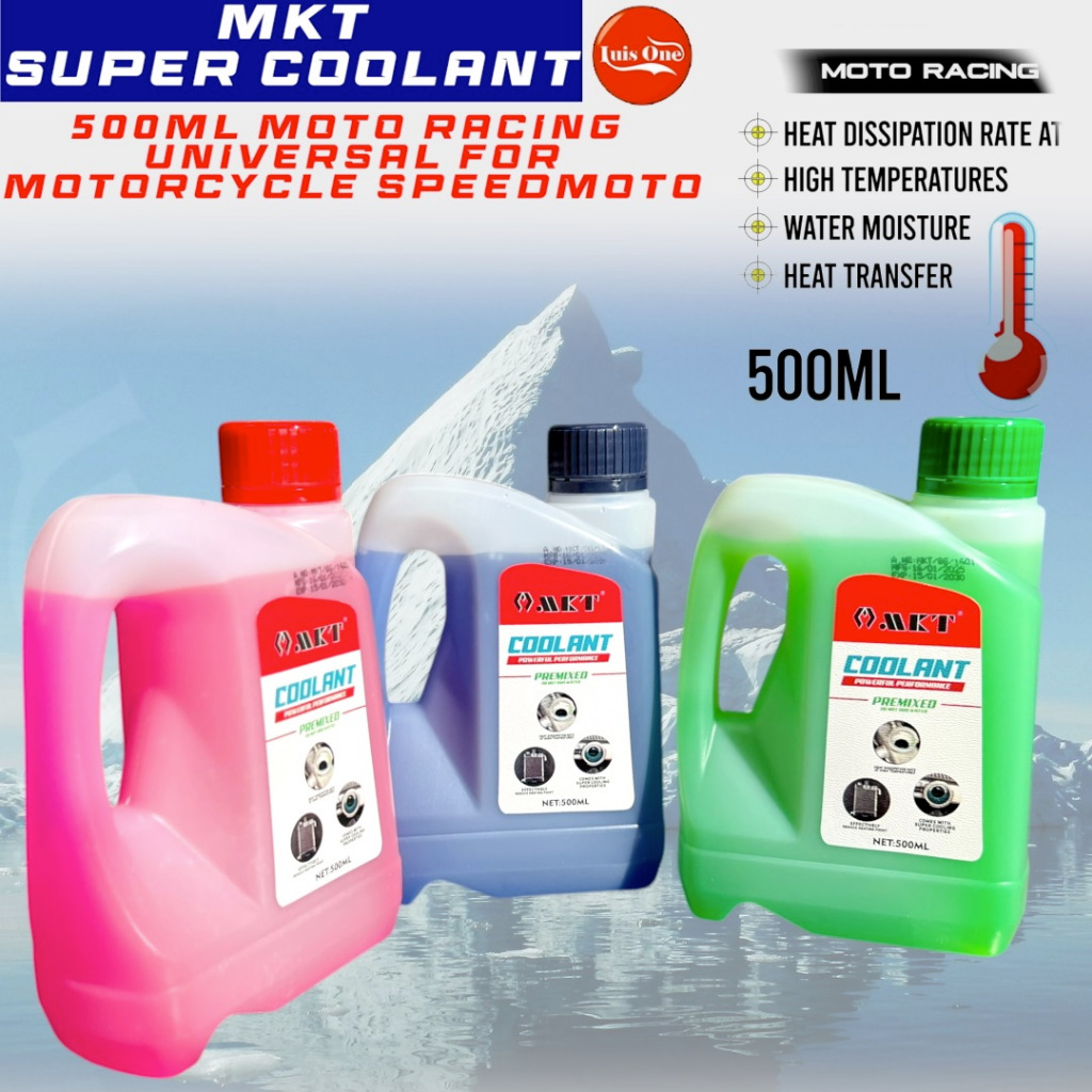MKT Motorcycle Super Coolant 500ml for All motor type | Shopee Philippines