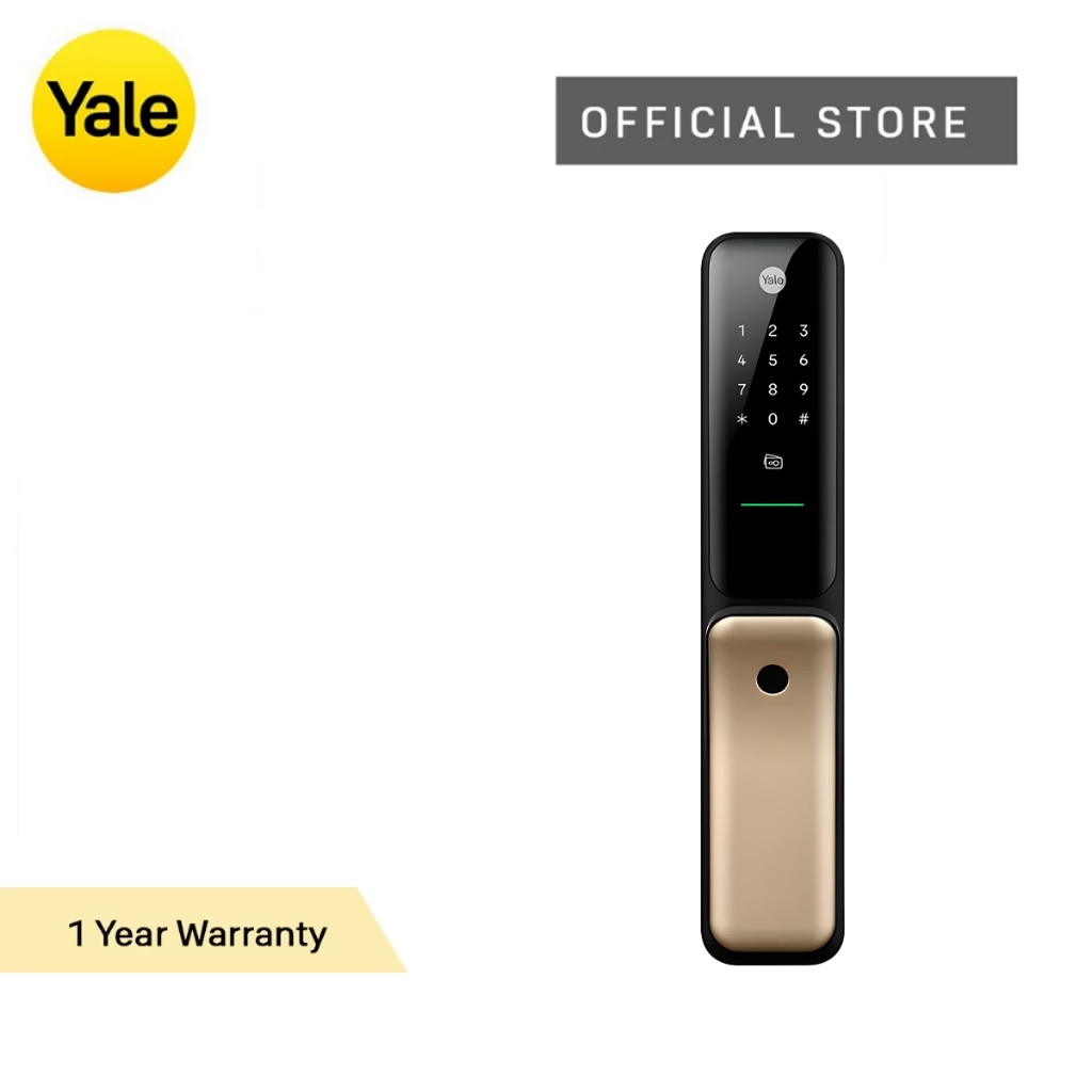 Yale Kyra Pro Digital Door Lock - Champagne Gold | Shopee Philippines