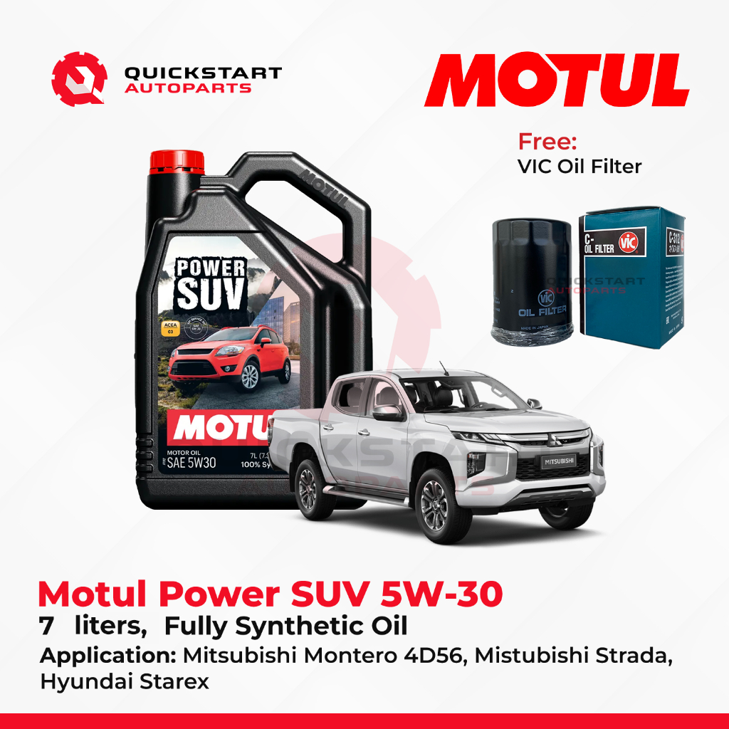 MOTUL 5W-30 POWER SUV Diesel Engine Oil7 Liters (MITSUBISHI MONTERO ...