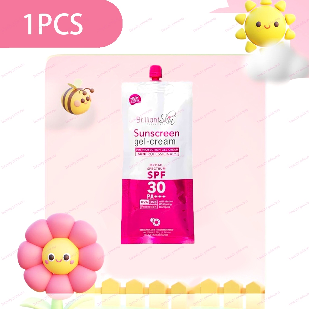 Orig Brilliant Skin Essentials Sunscreen SPF30 Gel Cream 50g New Pack ...