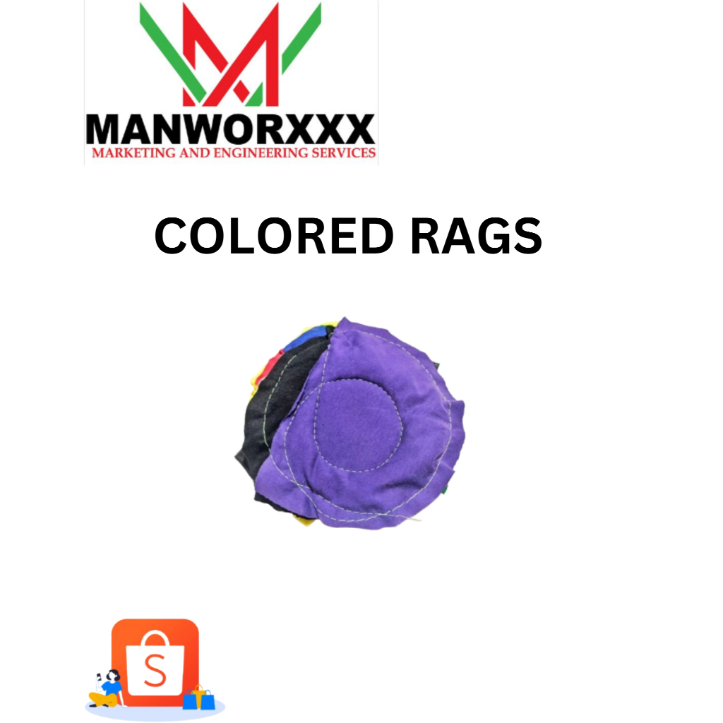 All Purpose Round Rags Colored (100 Pcs)Basahang Bilog Me Kulay Isang ...