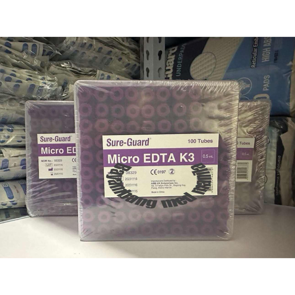 Microtainer EDTA Tube 0.5ml 100’s Sureguard | Shopee Philippines
