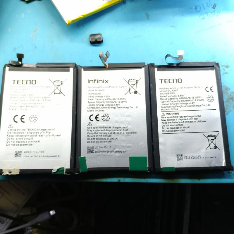 BL-49FT BL-49FX BL-49NT BATTERY FOR Infinix TECNO SPARK 6 GO, Go 2023 ...