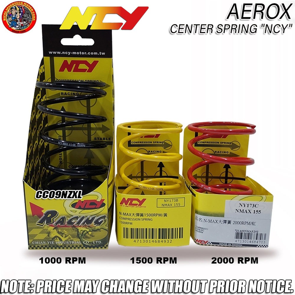 AEROX CENTER SPRING "NCY" (US07CR) | Shopee Philippines