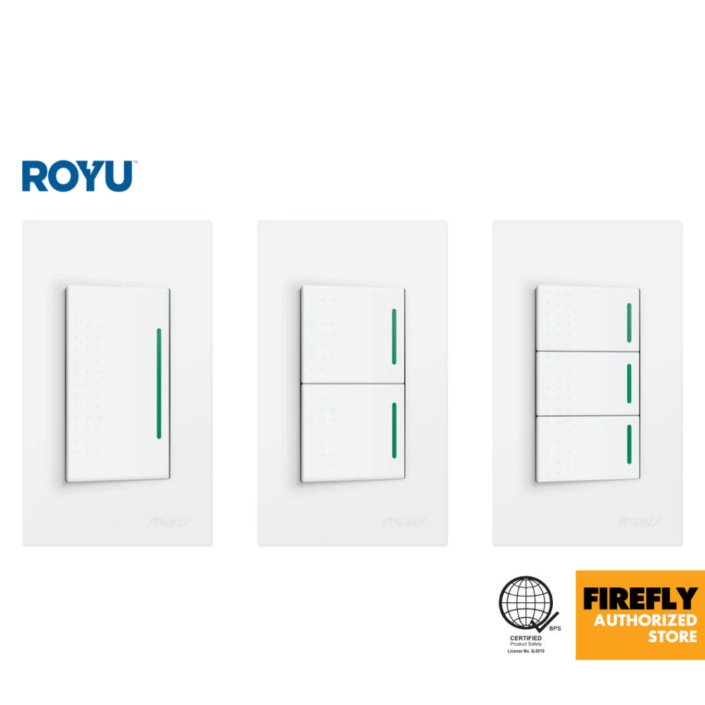 Royu Wide Series Switch with Reflector Sets | Shopee Philippines