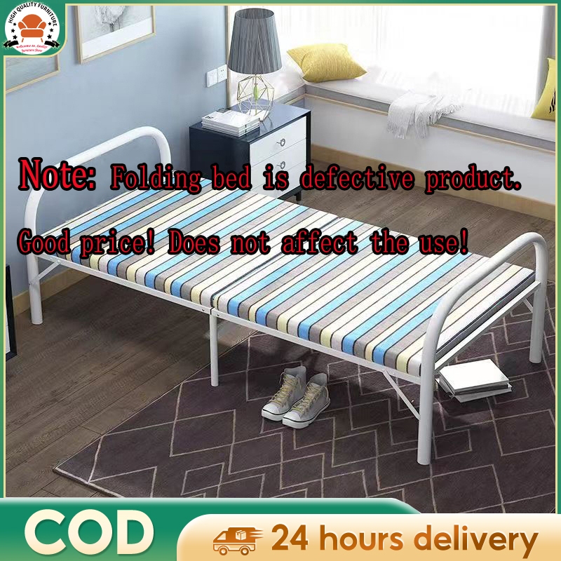Folding bed-Defective Modern simple bed Japan Portable Folding Bed Dorm ...