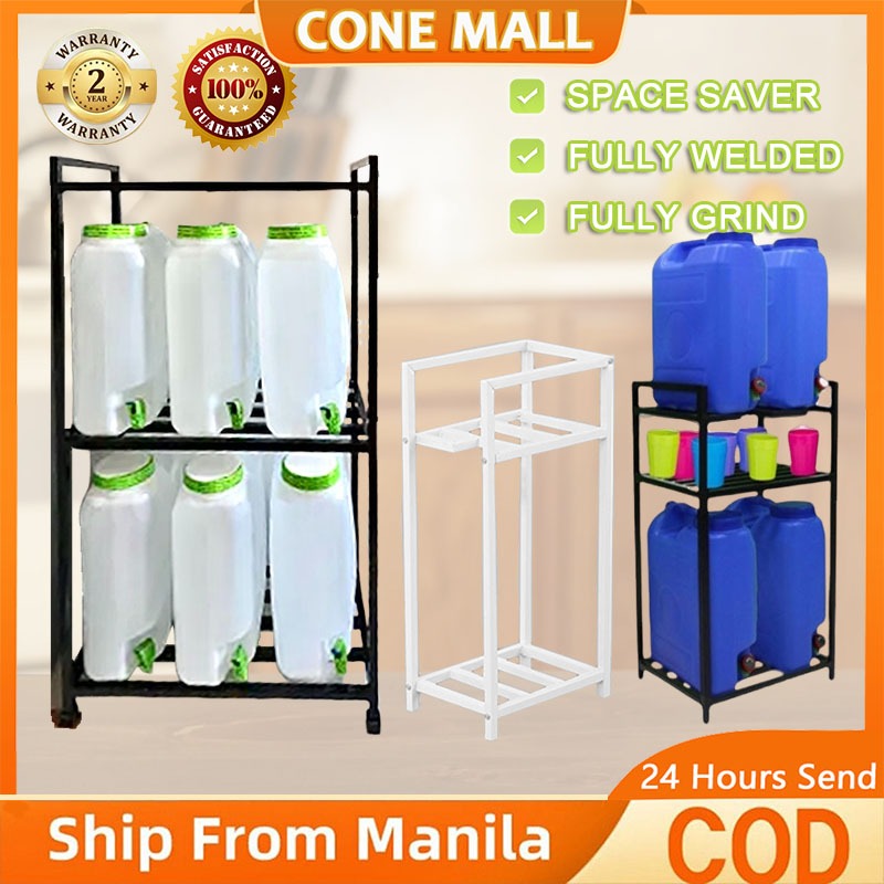 Water Container Rack Water Gallon Rack 2/3 Layer Heavy Duty Water ...
