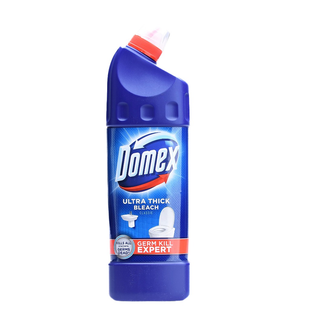 Domex Ultra Thick Bleach Toilet Cleaner Classic Antibacterial 900ml ...