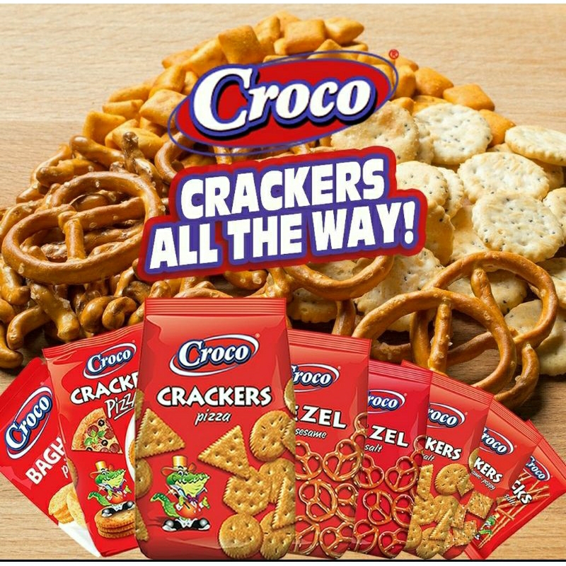 ‼️IMPORTED‼️ CROCO BREZEL BISCUIT CRACKER MIX 250G/CRACKERS PIZZA 100G ...