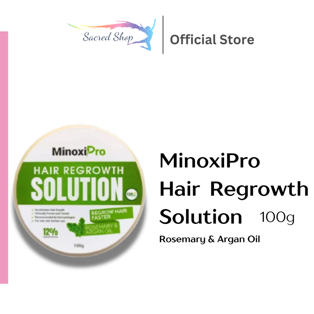 MinoxiPro Hair Regrowth Solution Gel – Boost Hair Growth, Reduce ...