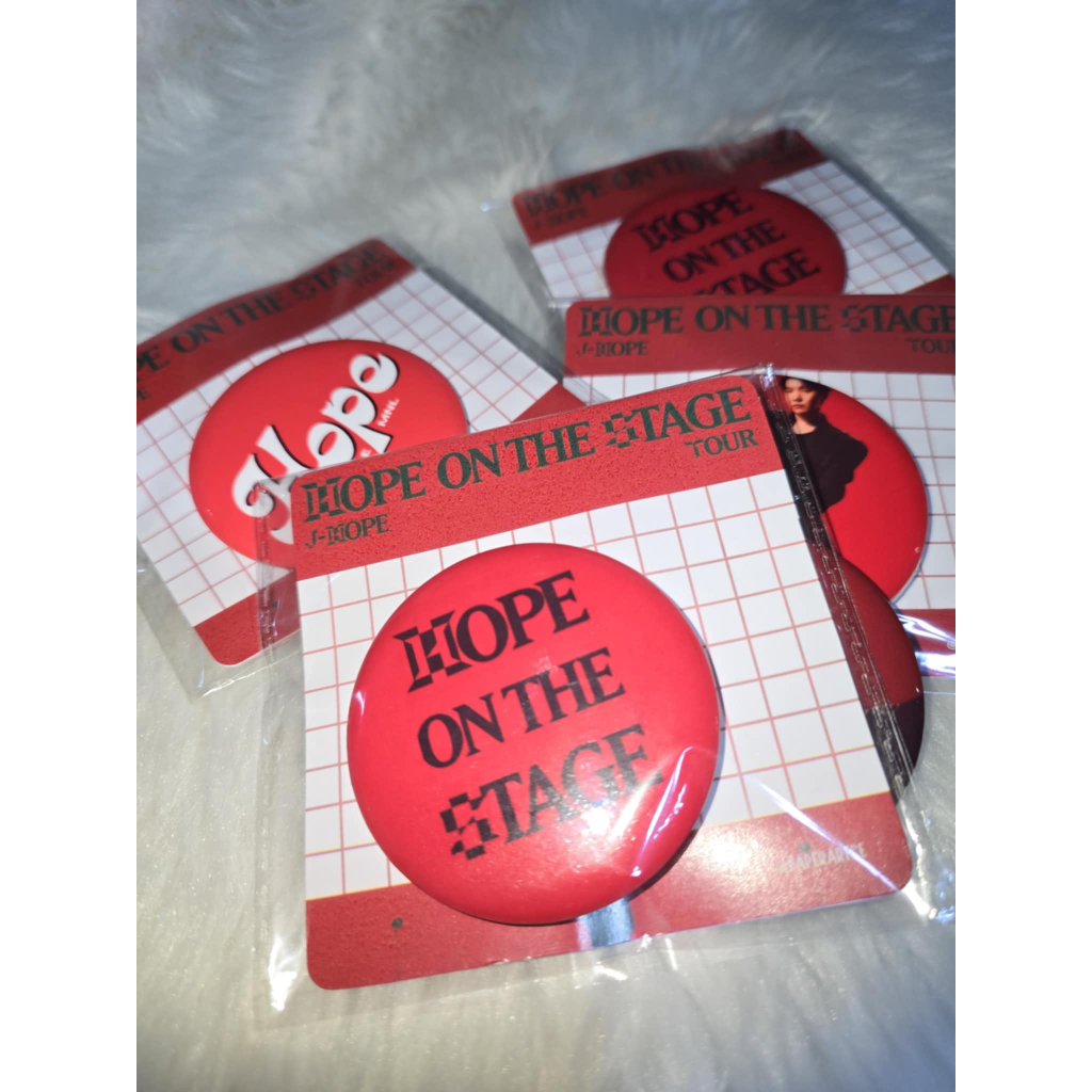 JHOPE BTS: HOPE ON TOUR BUTTON PINS | Shopee Philippines