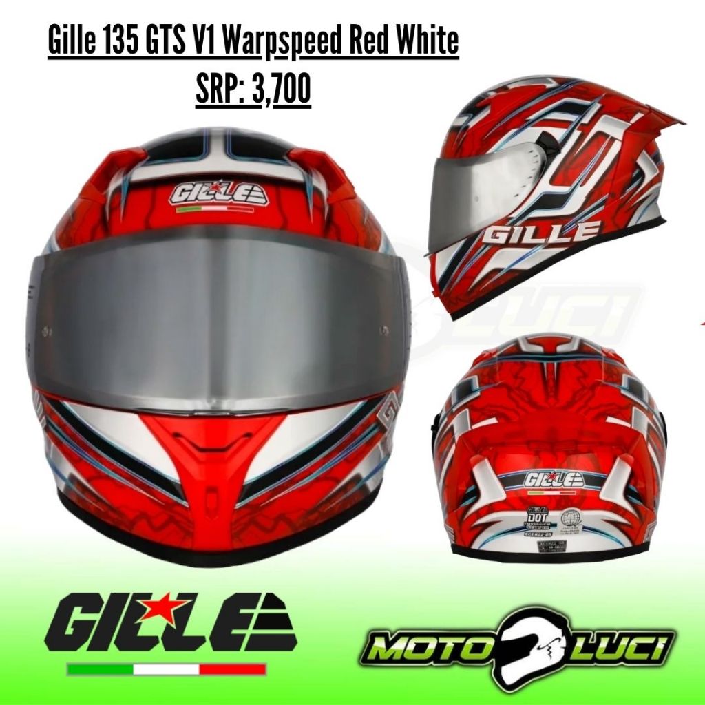Gille GTS V1 Graphics Design Full face Helmet | Shopee Philippines