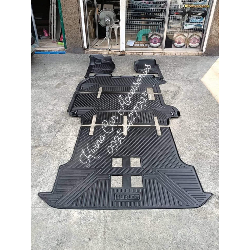 HIACE GL GRANDIA 2019-2026 5D FULLY EXTENDED DEEP DISH MATTING | Shopee ...